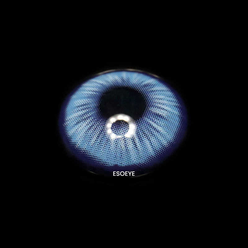 Electric Blue Contact Lenses Non Prescription Coloured Contact Lenses