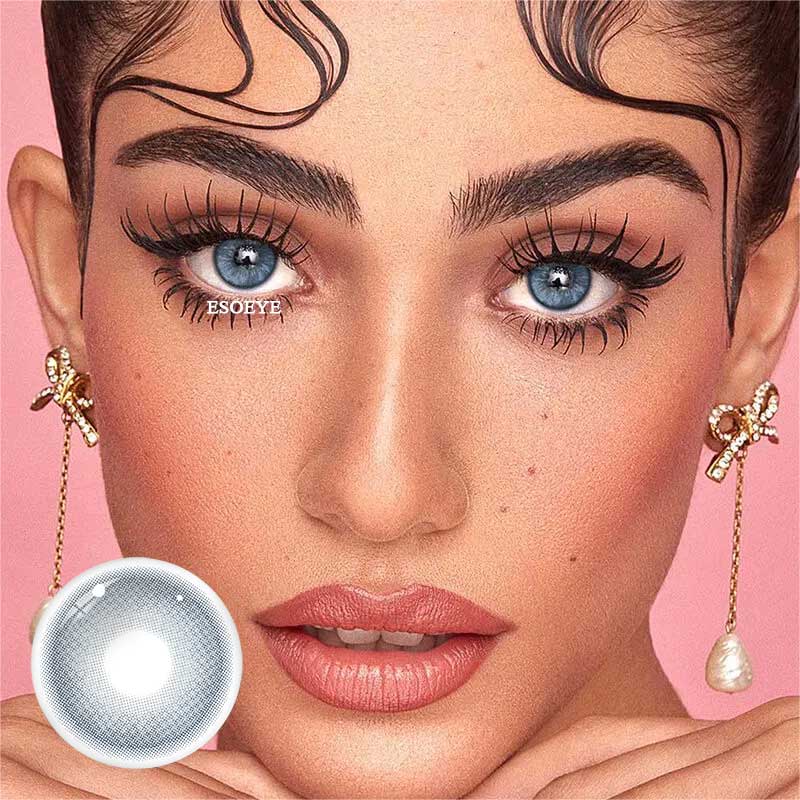Goddess Veil Hera Blue Colored Contact Lenses Yearly – Esoeye