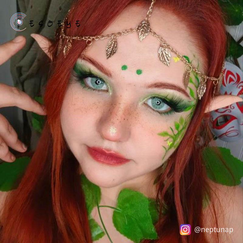 Meta Green Colored Contact Lenses Yearly – Esoeye