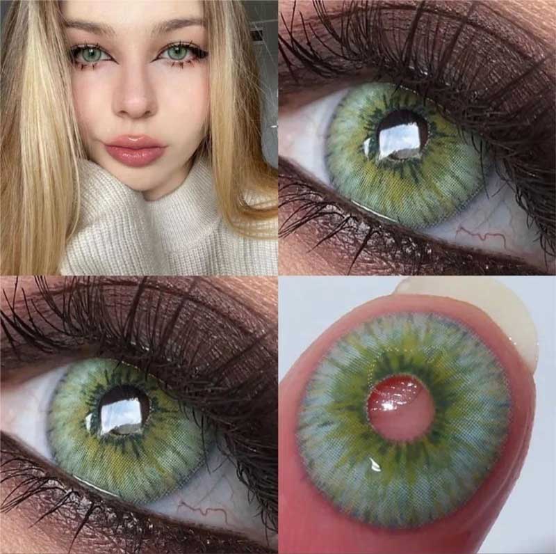 Rare Iris Green Colored Contact Lenses Yearly – Esoeye