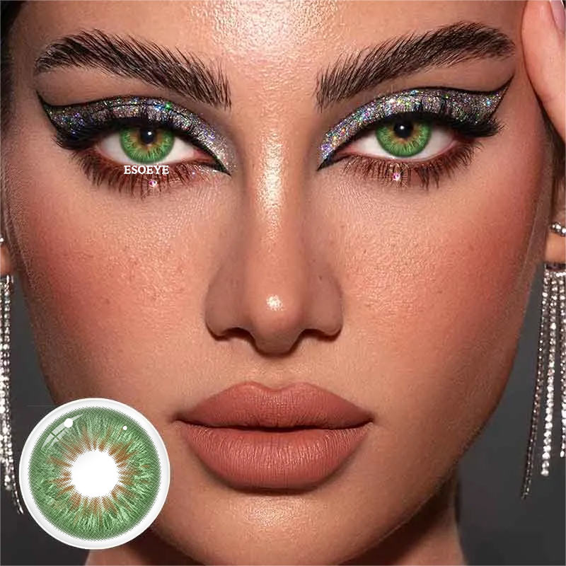 Wildness Green snake Colored Contact Lenses Yearly – Esoeye