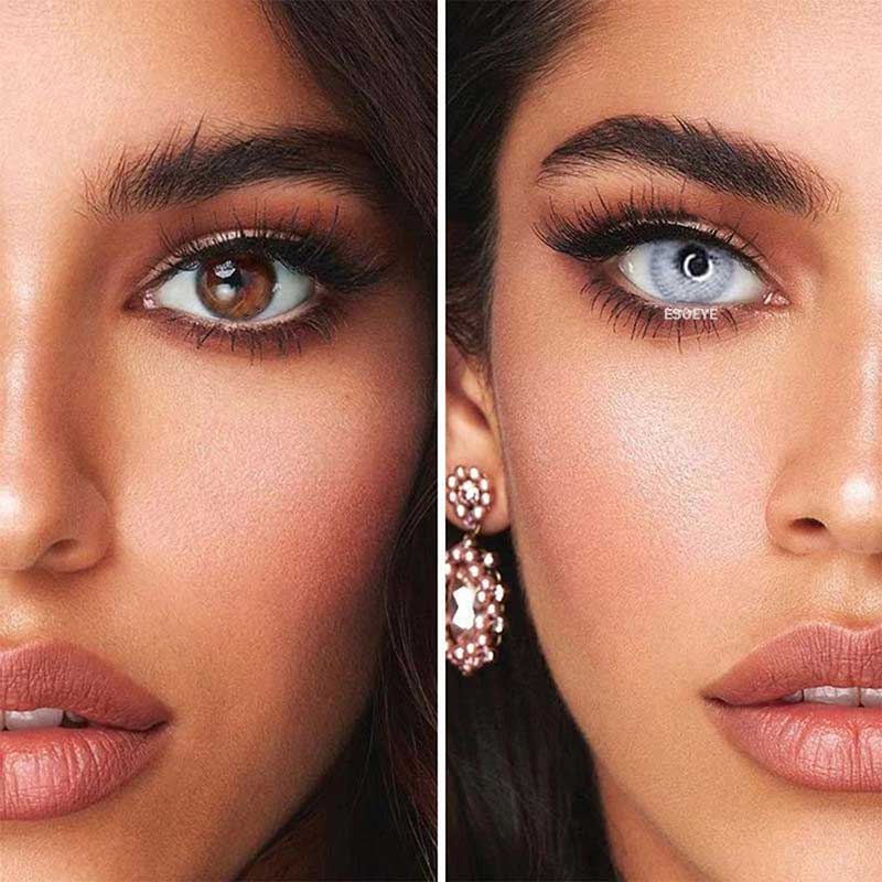 Hidrocor ICE Colored Contact Lenses Yearly – Esoeye