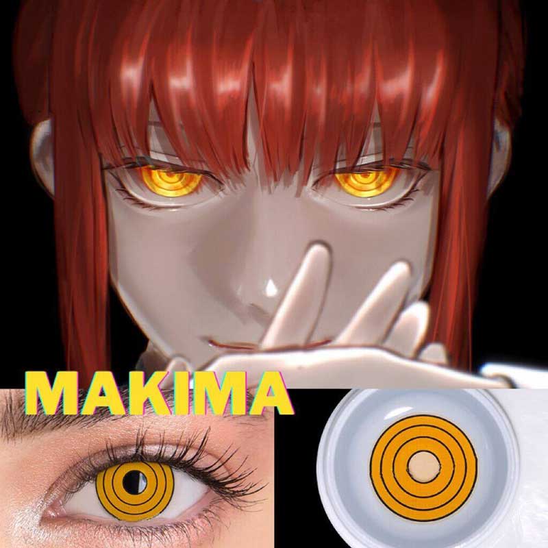 Makima Cosplay Contact Lenses Yearly – Esoeye