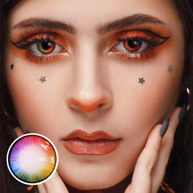 Purple Cosplay Contacts – Esoeye